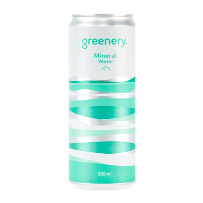 น้ำแร่ Greenery กระป๋อง 330มล. – บริษัท จัสคอล ออฟฟิศ ซัพพลาย