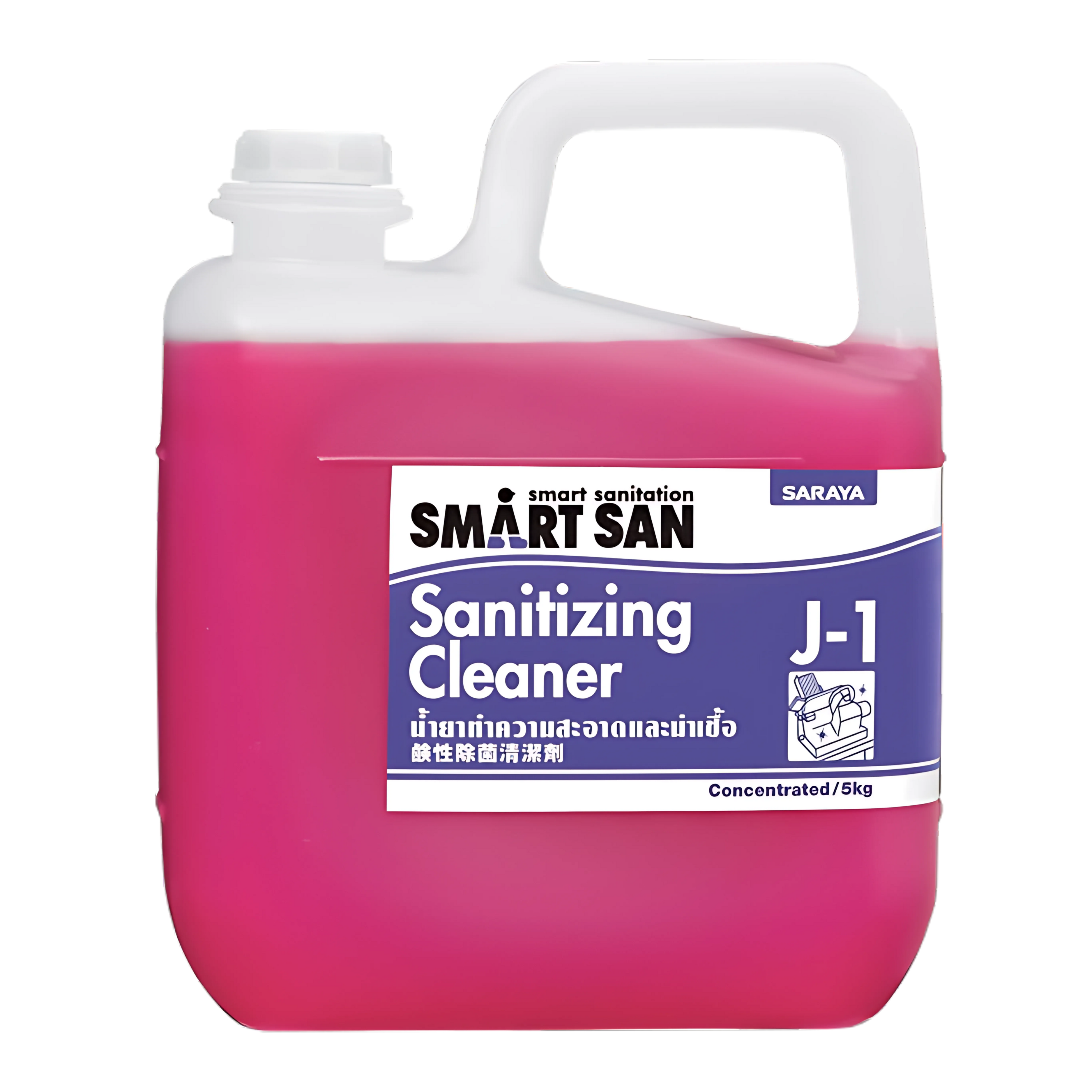 SMART SAN J-1 น้ำยาทำความสะอาดและฆ่าเชื้อ แกลลอน 5กก. – บริษัท จัสคอล ...